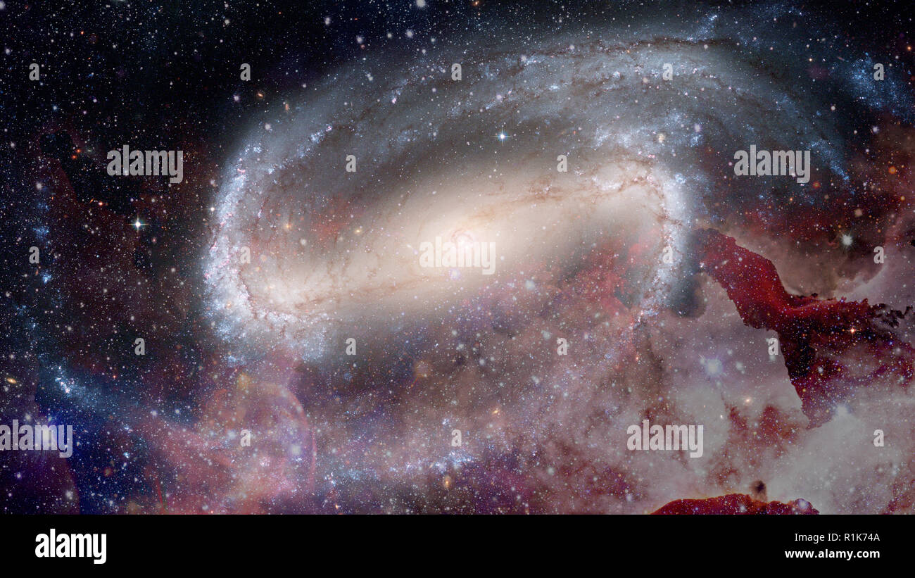 Universe filled with stars, nebula and galaxy. Elements of this image ...