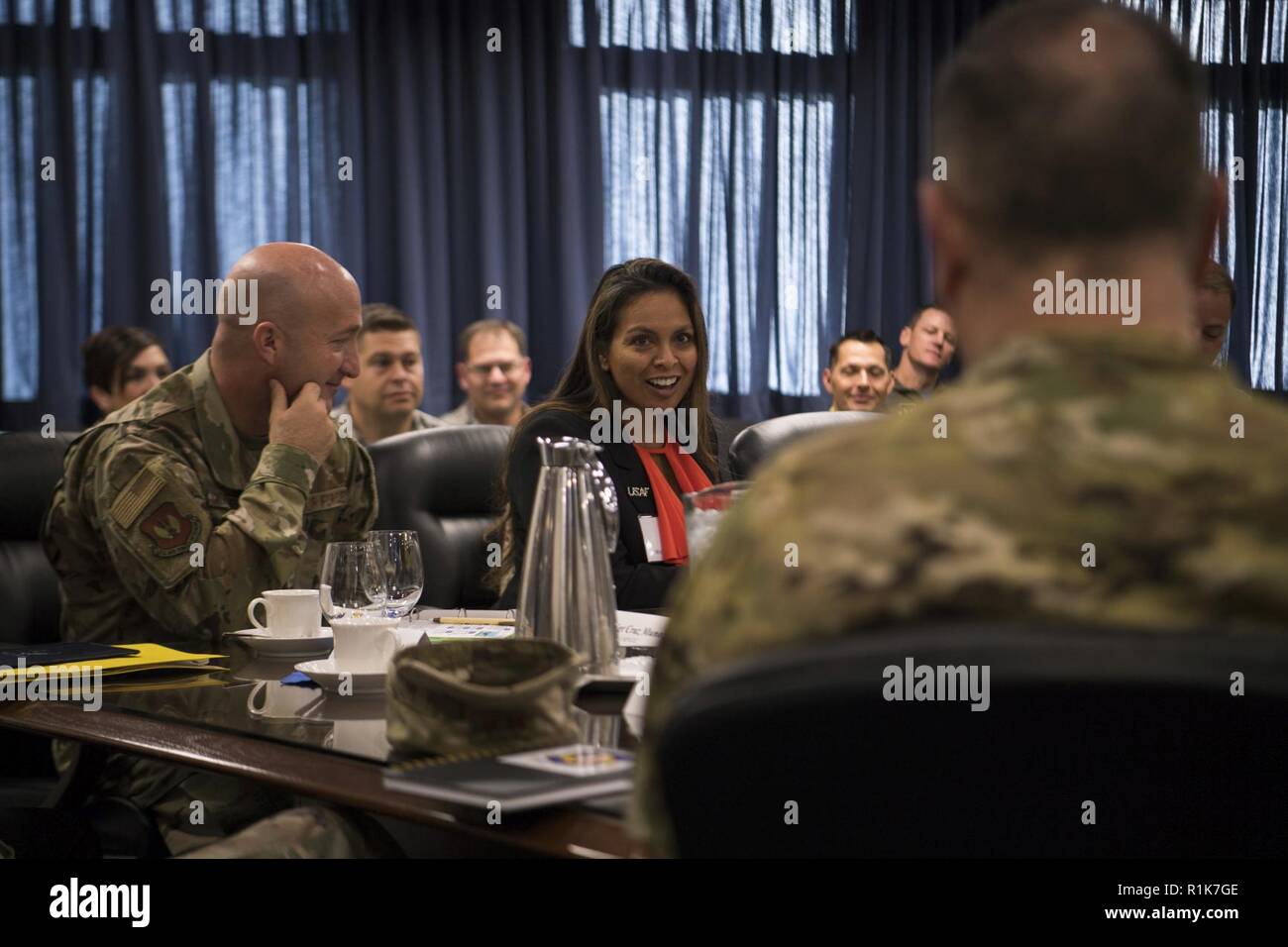 Lora Cruz Munoz, spouse of Third Air Force Command Chief Master Sgt ...