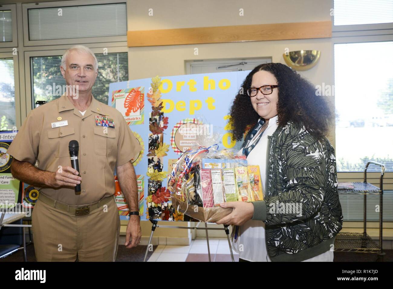 Capt. Christopher Culp, NMCP commanding officer, recognizes the Annual ...