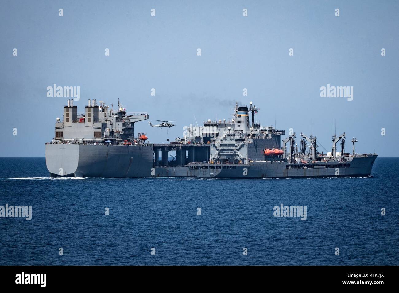 U.S. 5TH FLEET AREA OF OPERATIONS (Oct. 9, 2018) An MH-60R Seahawk ...