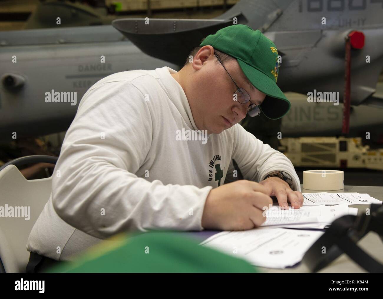 ATLANTIC OCEAN (Oct. 10, 2018) Aviation Ordnanceman 1st Class Michael ...