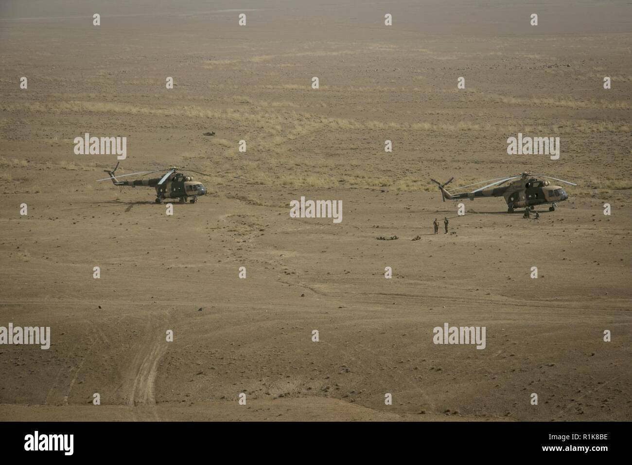 LOGAR, Afghanistan – Two Mi-17 helicopters from Special Mission Wing ...