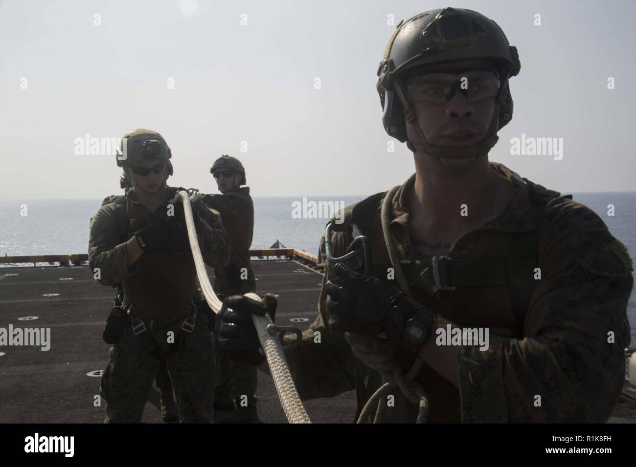 Marines with the 31st Marine Expeditionary Unit’s Amphibious ...