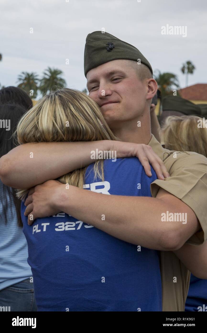 The new Marines of Mike Company, 3rd Recruit Training Battalion ...