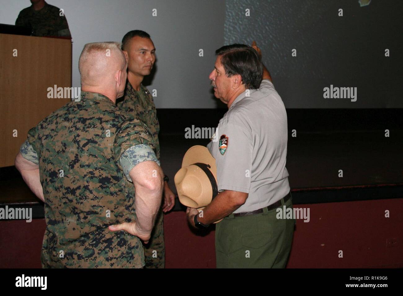 Daniel Martinez, chief historian with the National Park Service, speaks ...