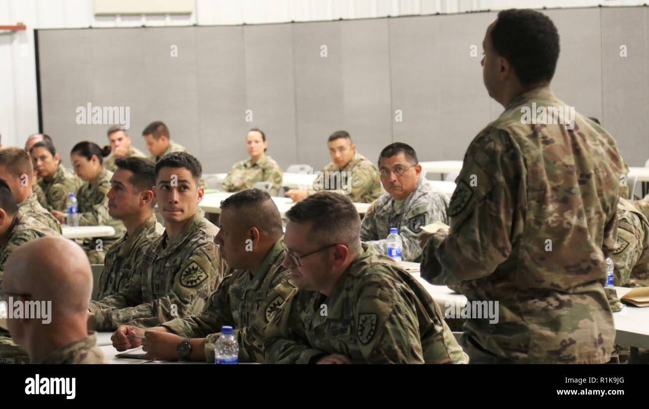 Leaders of the 224th Sustainment Brigade, California Army National ...