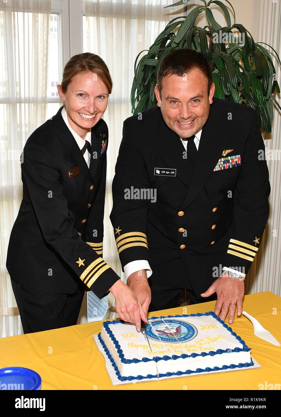 U.S. Navy Cmdr. John “Eric” Ager, professor of national security ...