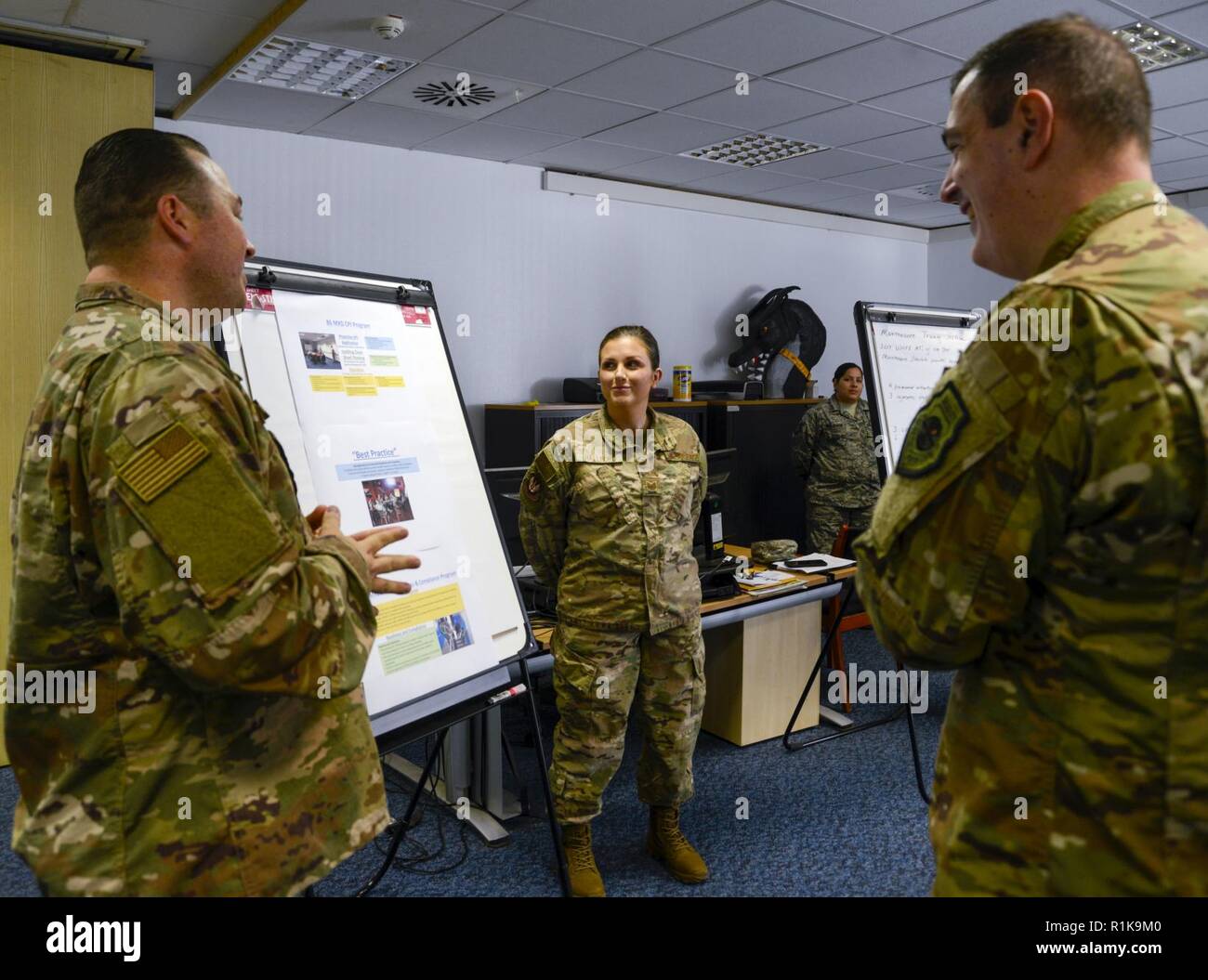 U.S. Air Force Brig. Gen. Mark R. August, 86th Airlift Wing commander ...