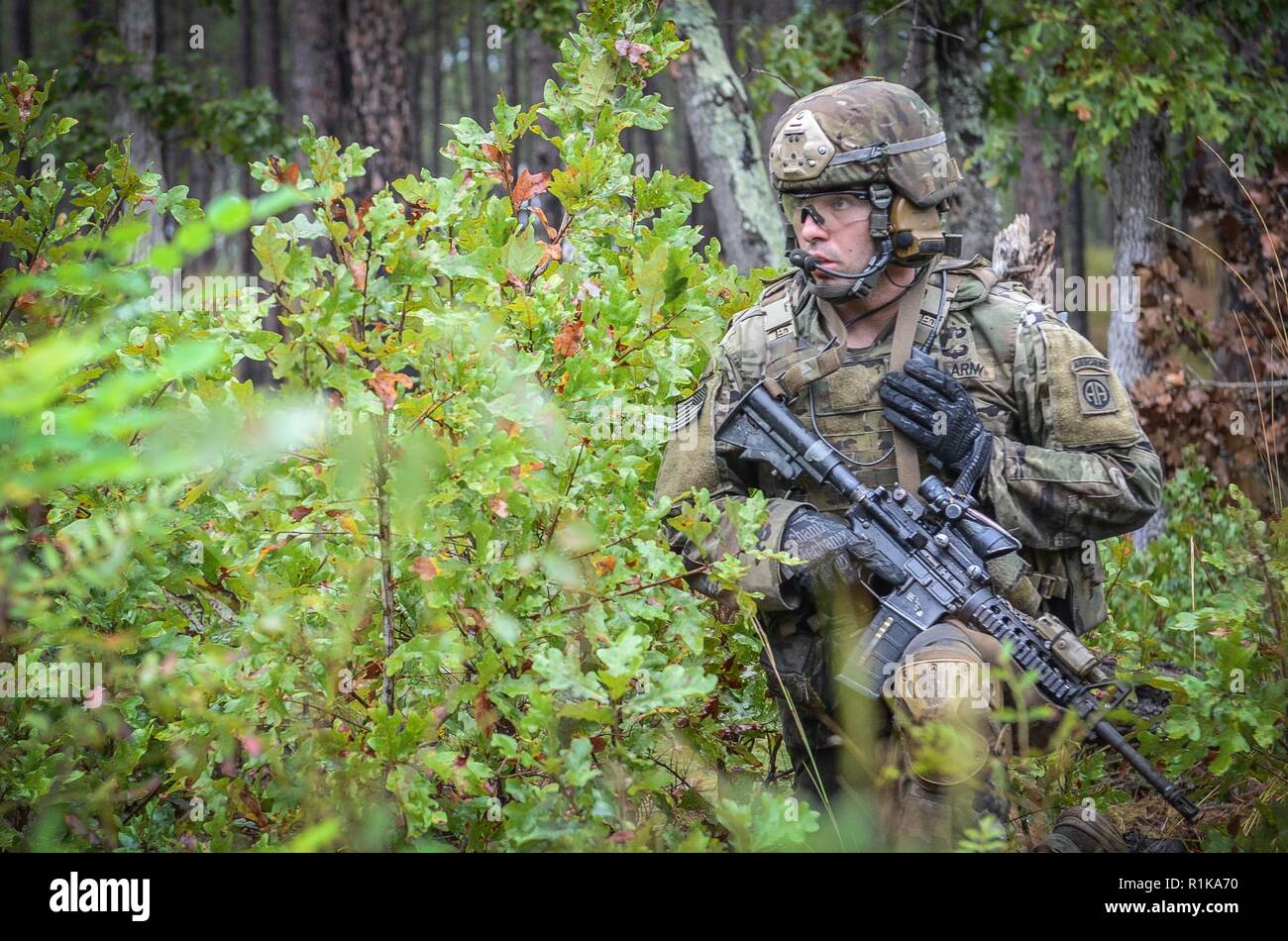 A paratrooper assigned to 1st Platoon, Company C, 1st Battalion, 508th ...