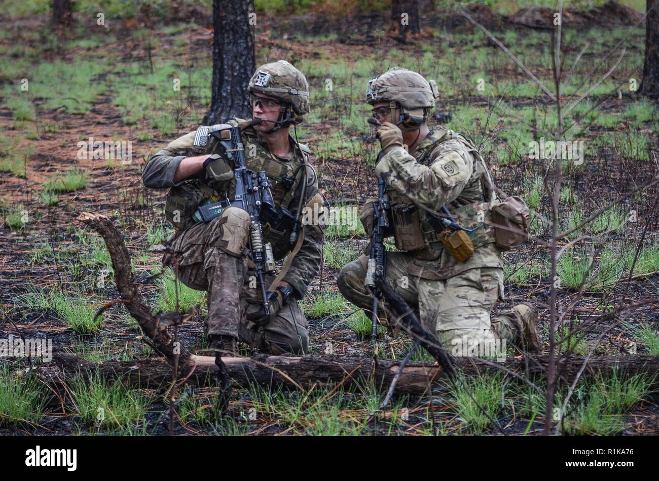 Paratroopers assigned to 1st Platoon, Company C, 1st Battalion, 508th ...