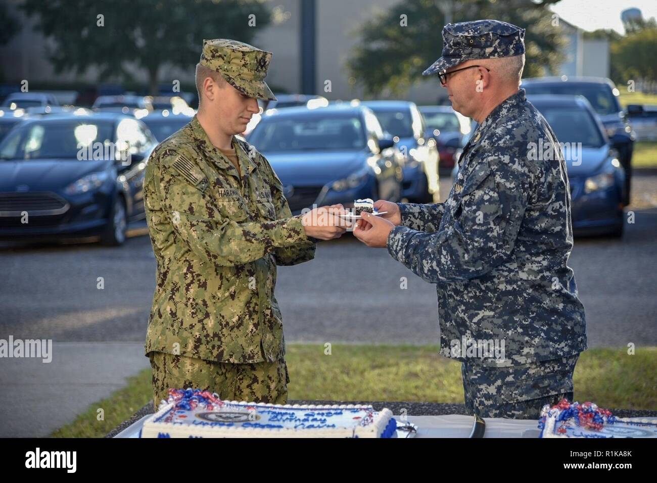 KEESLER AFB, Miss. (Oct. 12, 2018) Chief Aerographer's Mate Drew Ribar ...