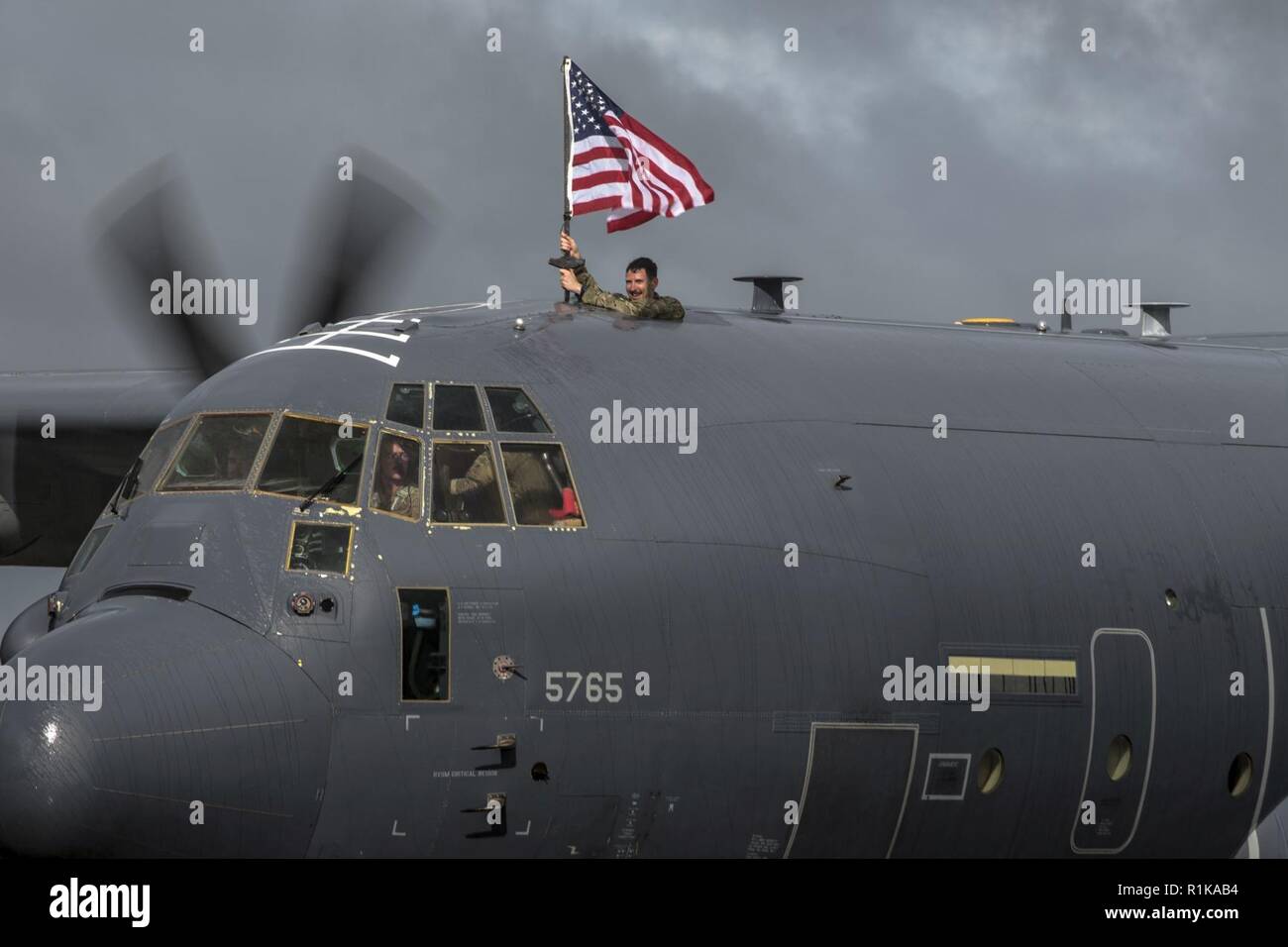 Capt. David Schmitt, 71st Rescue Squadron (RQS) HC-130J combat systems ...