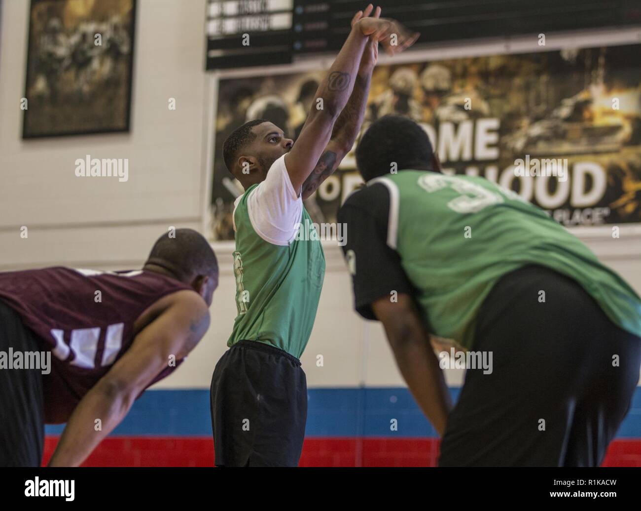 III Corps units participated in a basketball tournament at Abrams Gym ...