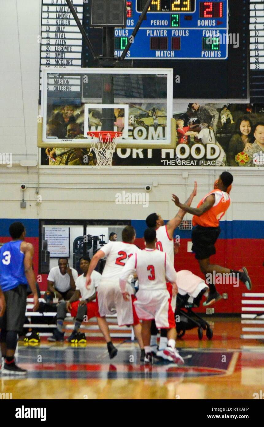 III Corps units participated in a basketball tournament at Abrams ...