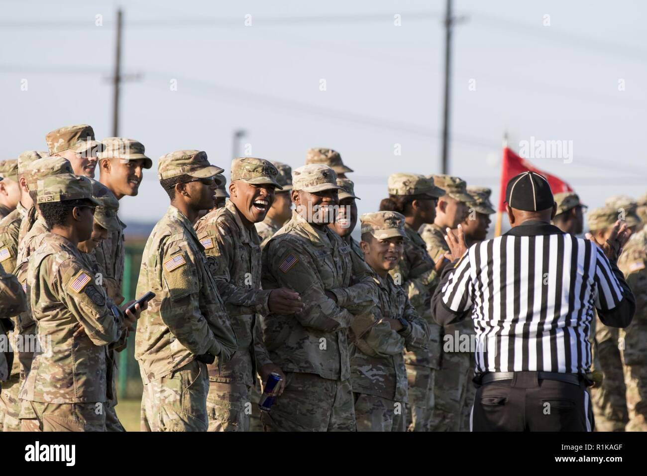 III Corps units participated in a flag football tournament at Jackie ...
