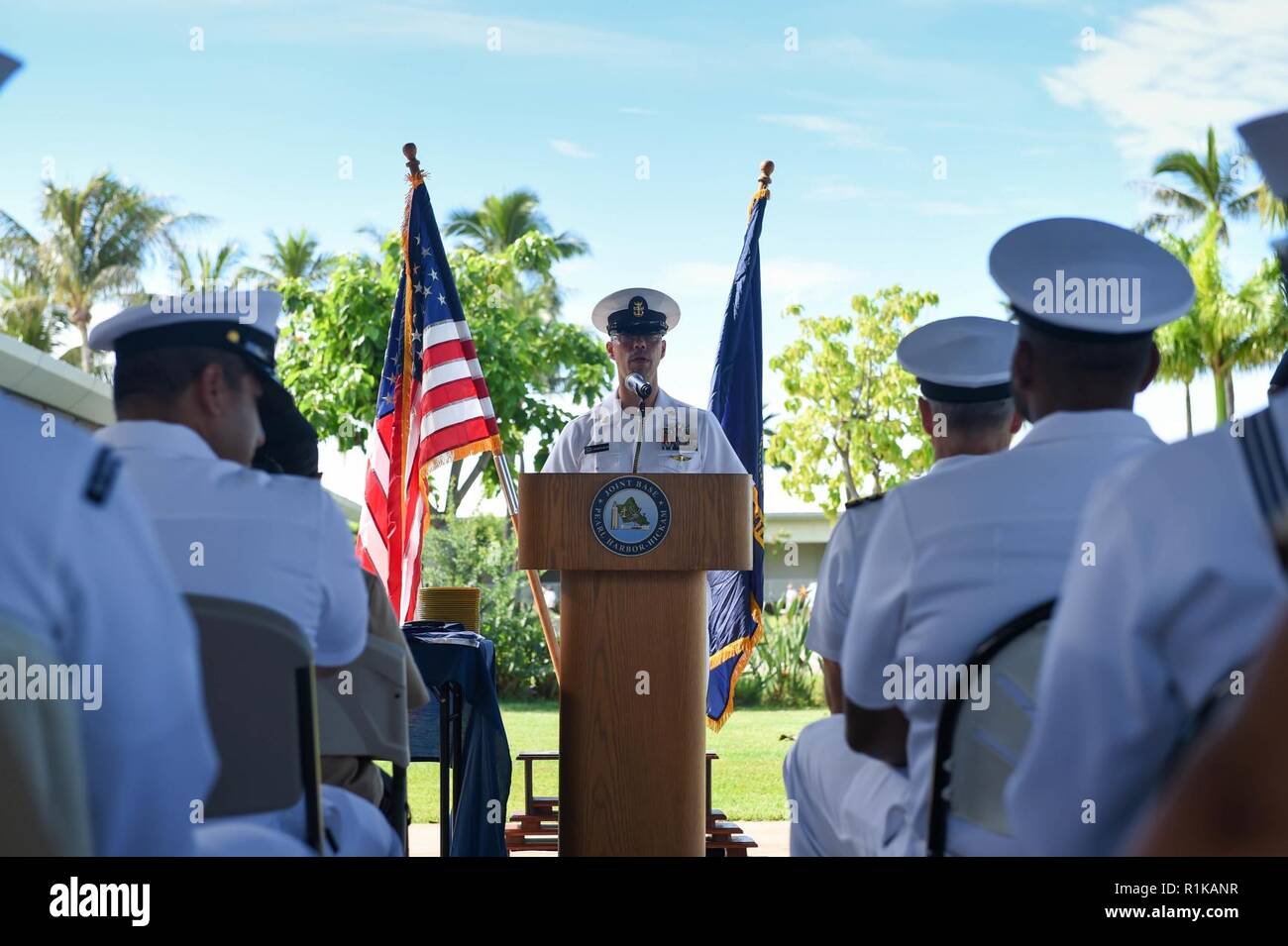 HONOLULU (Oct. 12, 2018) Joint Base Pearl Harbor-Hickam Command Master ...