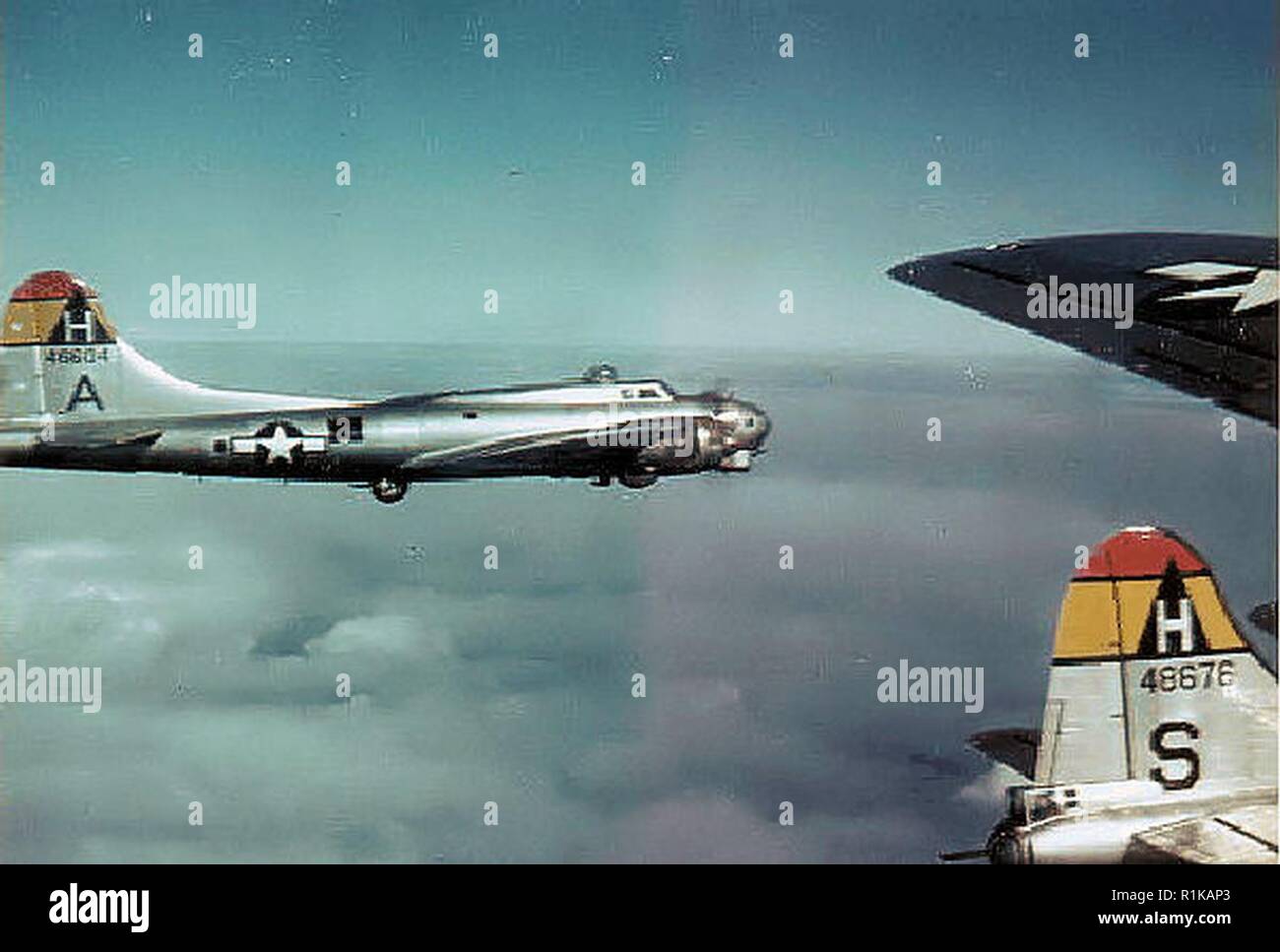 A U.S. Army Air Force B-17 Flying Fortresses (serial number 44-6604 ...