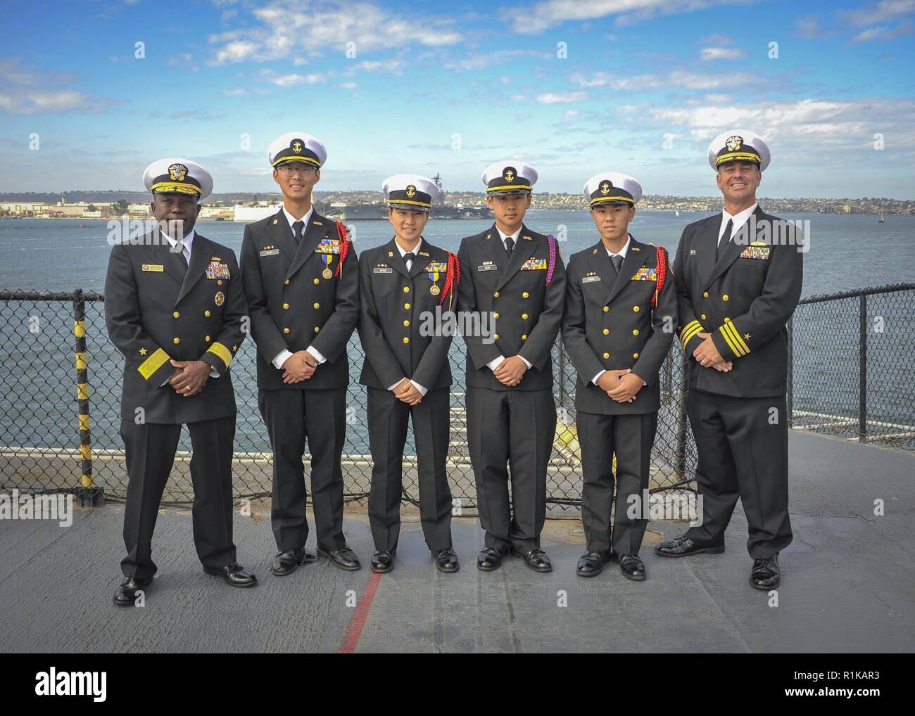 SAN DIEGO (Oct. 12, 2018) Rear Adm. Cedric E. Pringle, commander ...