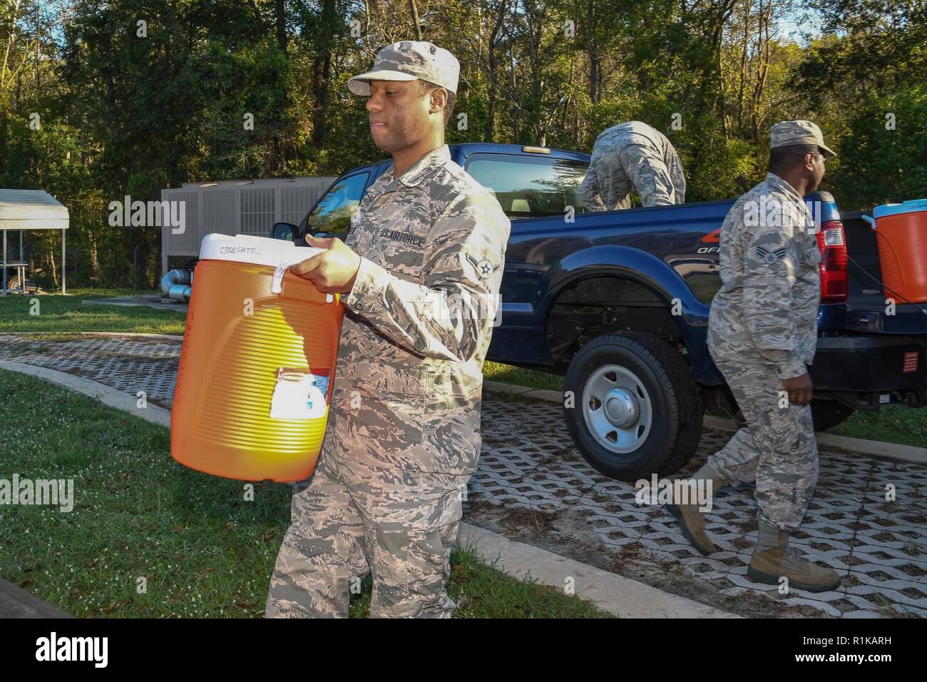 U.S. Airmen with the 116th Air Control Wing (ACW), Georgia Air National ...