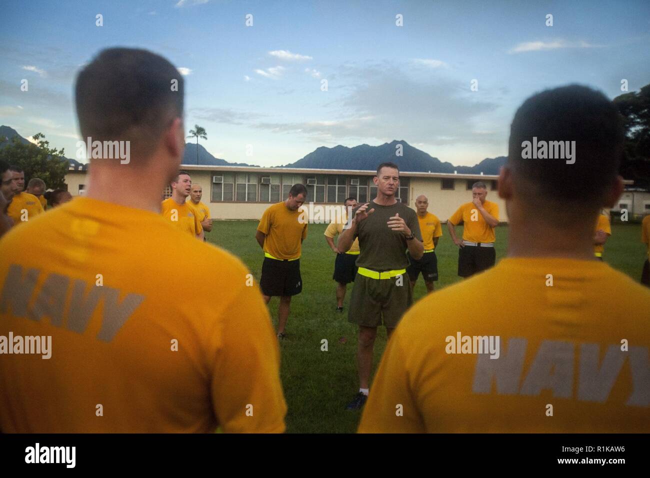 U.S. Marine Corps Col. Michael Styskal, the commanding officer of 3d ...