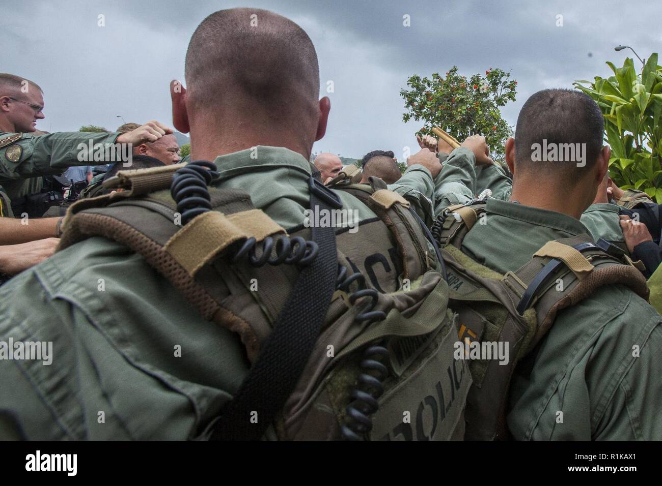 Members of Marine Corps Base Hawaii (MCBH) Provost Marshal’s Office ...