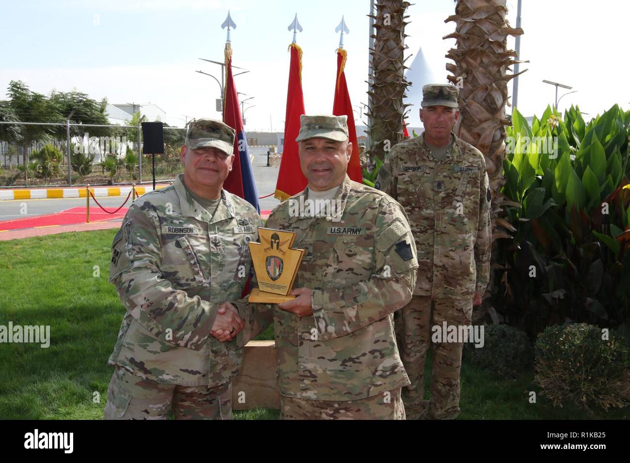 AMMAN, Jordan – Col. Robert Robinson (left), Army Forces-Jordan ...