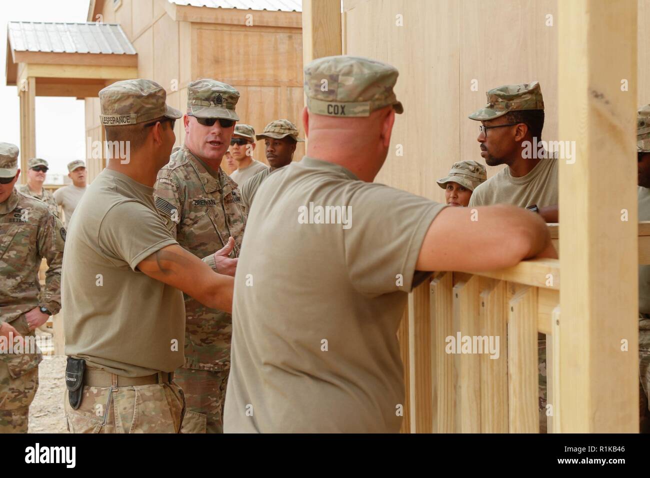 U.S. Army Command Sgt. Maj. John Brennan, sergeant major of 20th ...