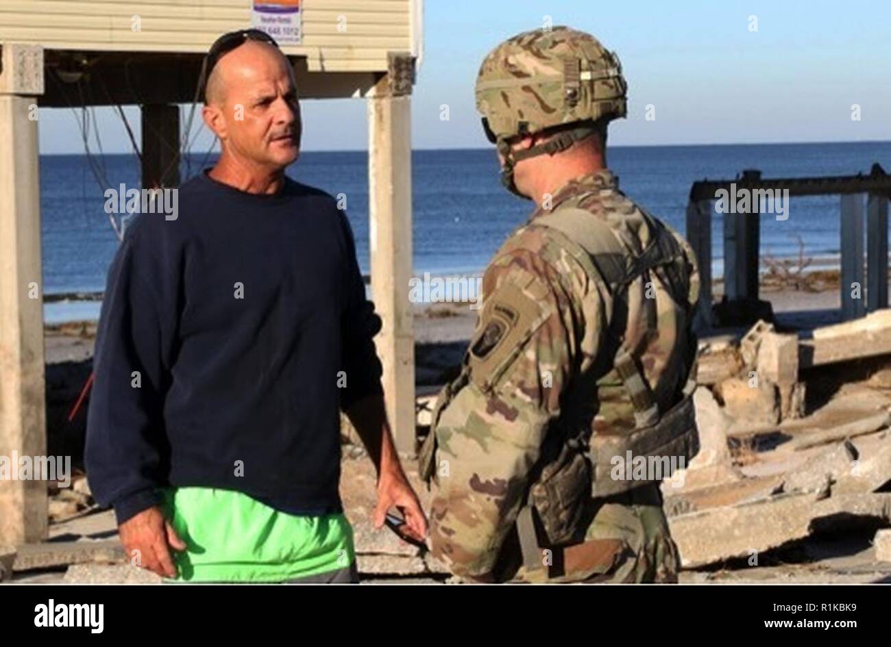 Florida Army National Guard Lt. Col. Jason Hunt, commander, 1-153rd CAV ...