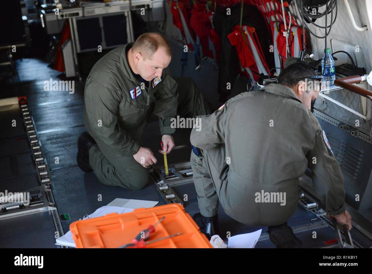 Crew members from Air Station Corpus Christi prepare an HC-144 Ocean ...