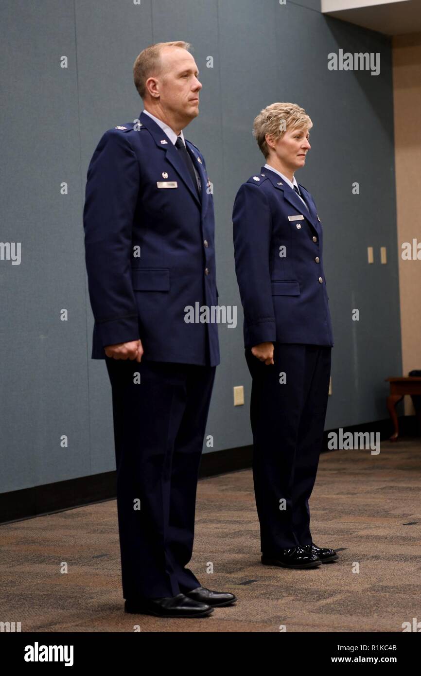 Lt. Col. Kimberly Fitzgerald, the 178th Wing vice commander, promoted ...