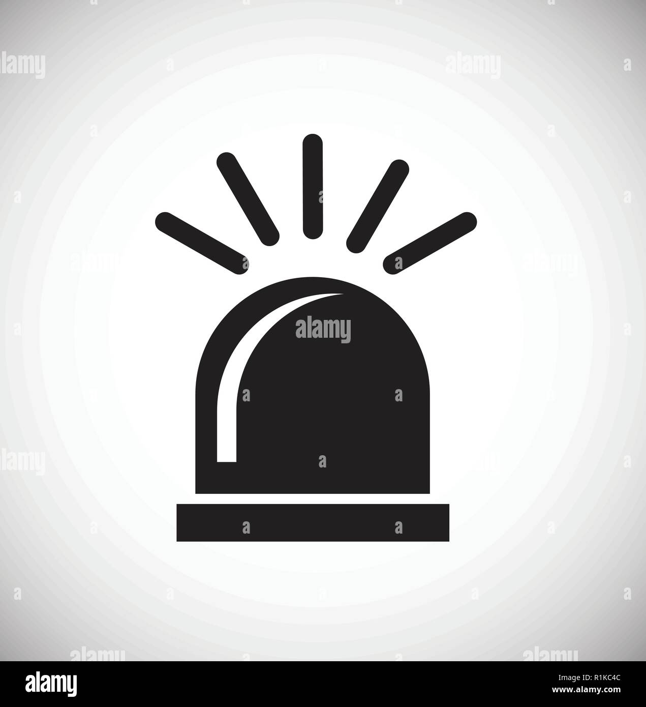 Alarm flasher icon outline Stock Vector Images - Alamy