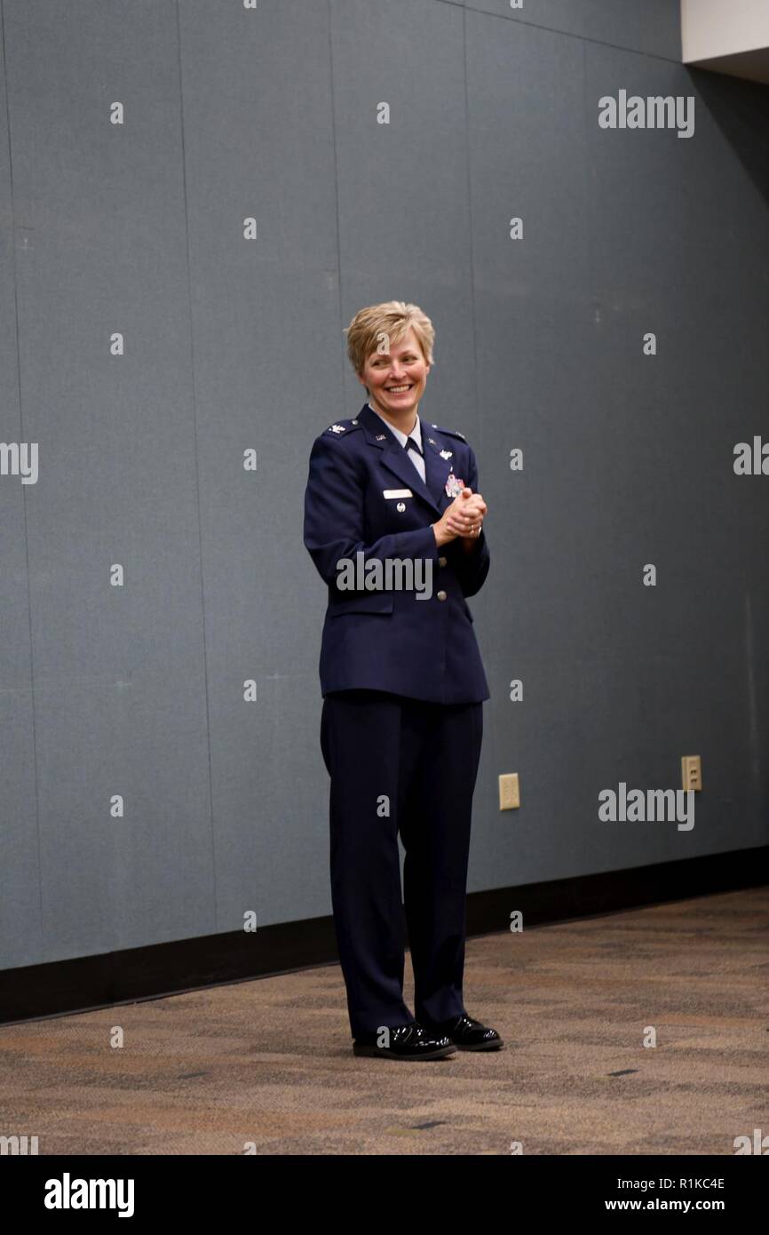 Lt. Col. Kimberly Fitzgerald, the 178th Wing vice commander, promoted ...
