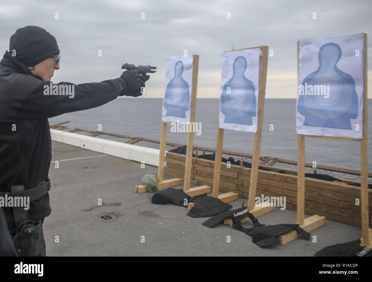 ATLANTIC OCEAN (October 9, 2018) Logistics Specialist 3rd Class Forrest ...