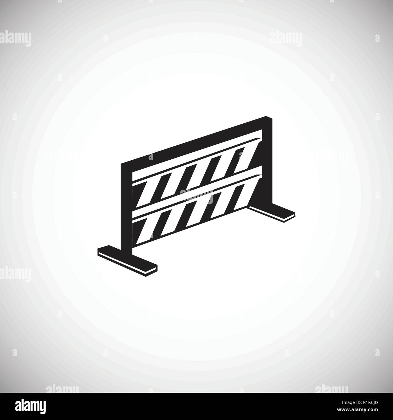 Fence sign on whtie background Stock Vector Image & Art - Alamy