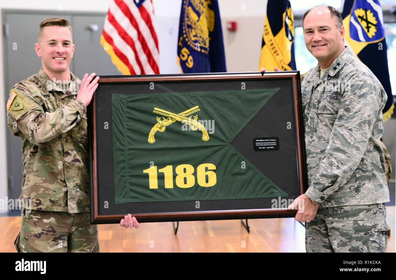 Maj. Gen. Michael Stencel (right), Adjutant General, Oregon, and 1186th ...