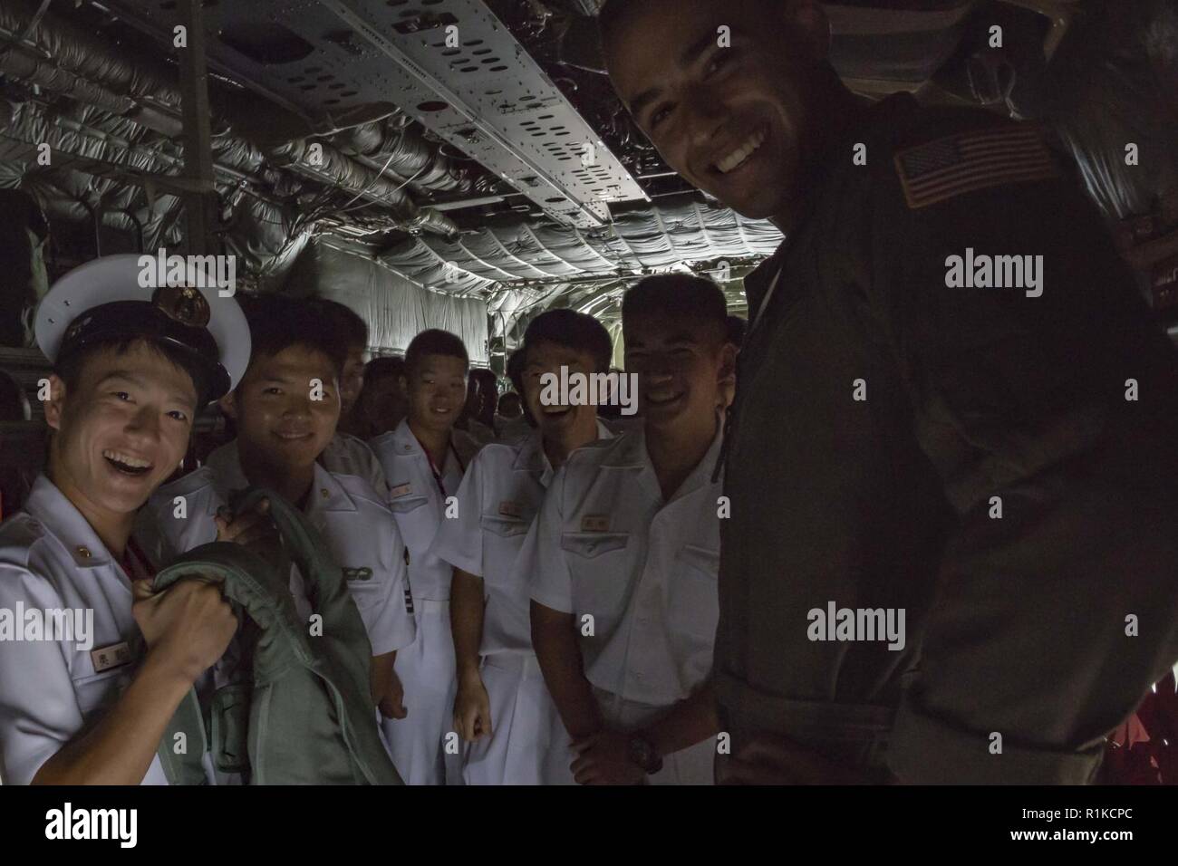 U.S. Marine Sgt. Seth Witherup, right, a crew chief with Marine Aerial ...