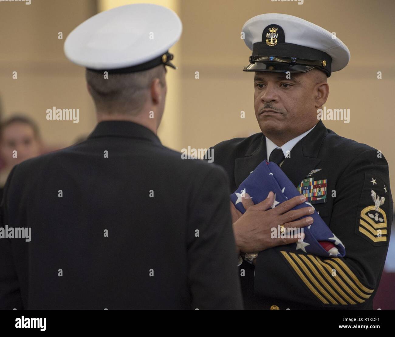 GREAT LAKES, Ill. (Oct. 12, 2018) Master Chief Aviation Ordnanceman ...