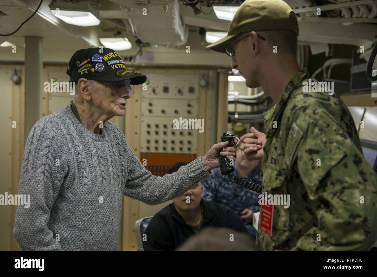 BANGOR, Wash. (Oct. 13, 2018) Senior Chief Missile Technician Sheldon ...