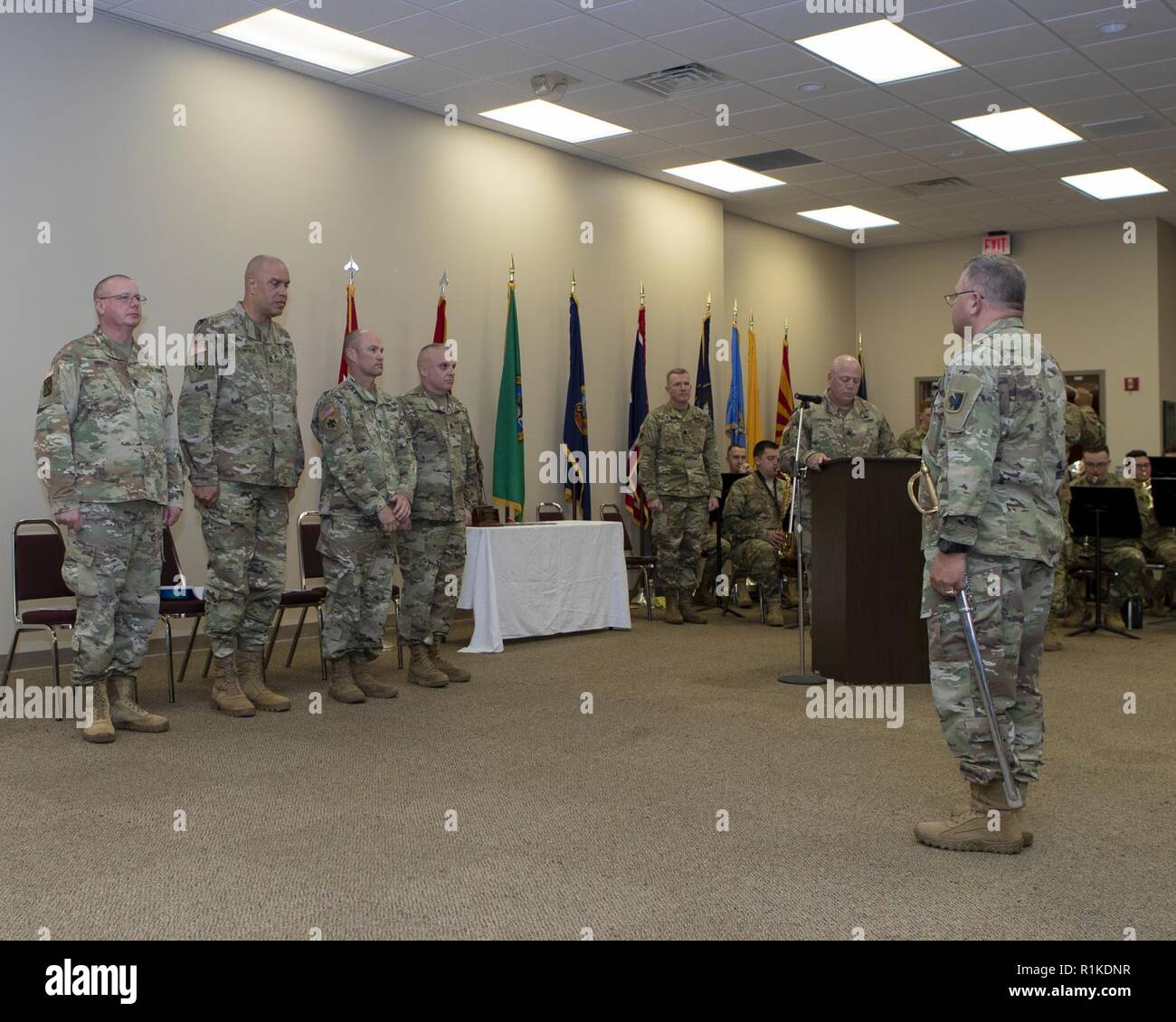 The official party of the Oklahoma Army National Guard is formed of ...