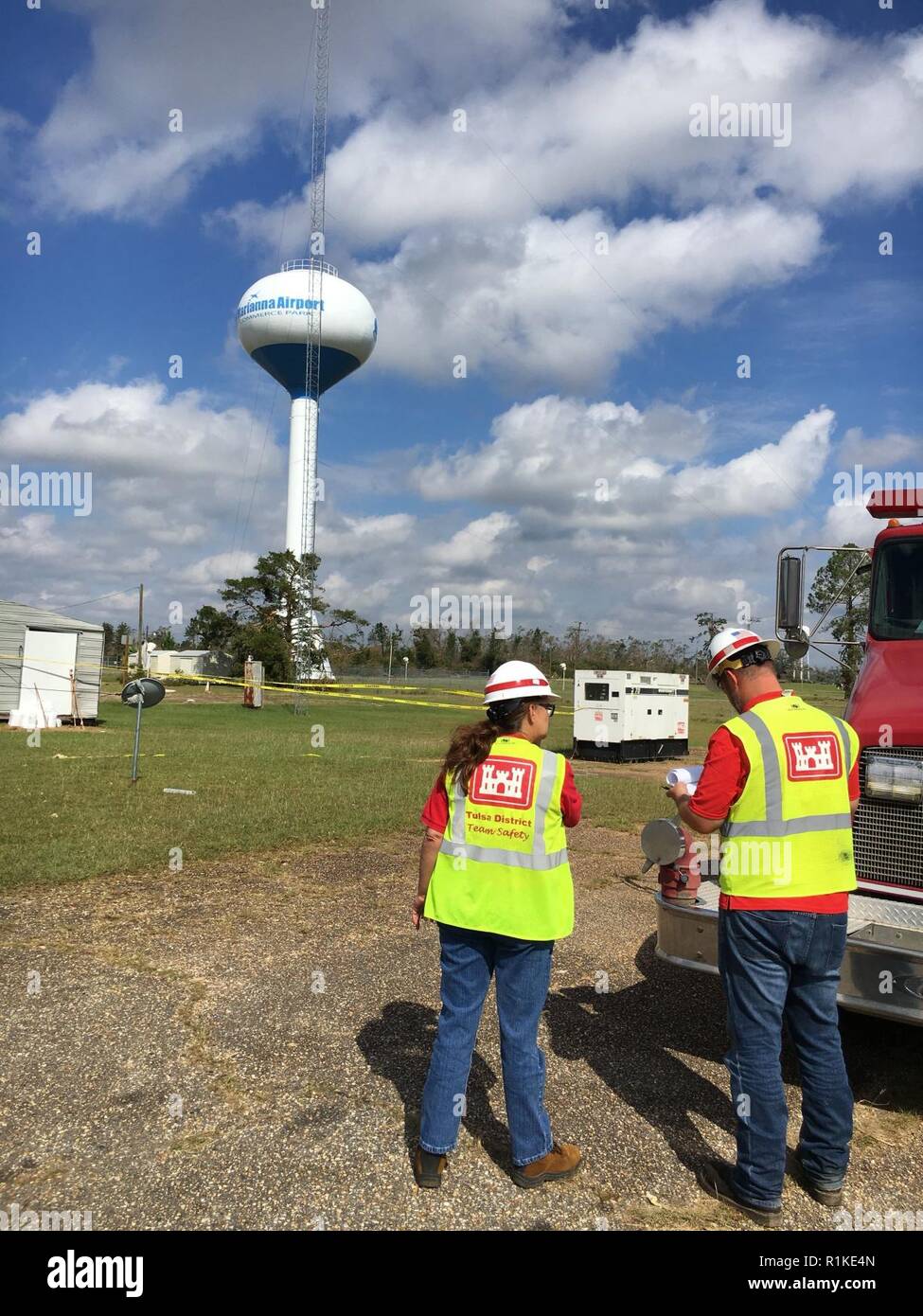 The first emergency generator in USACE’s Emergency Power Mission in ...