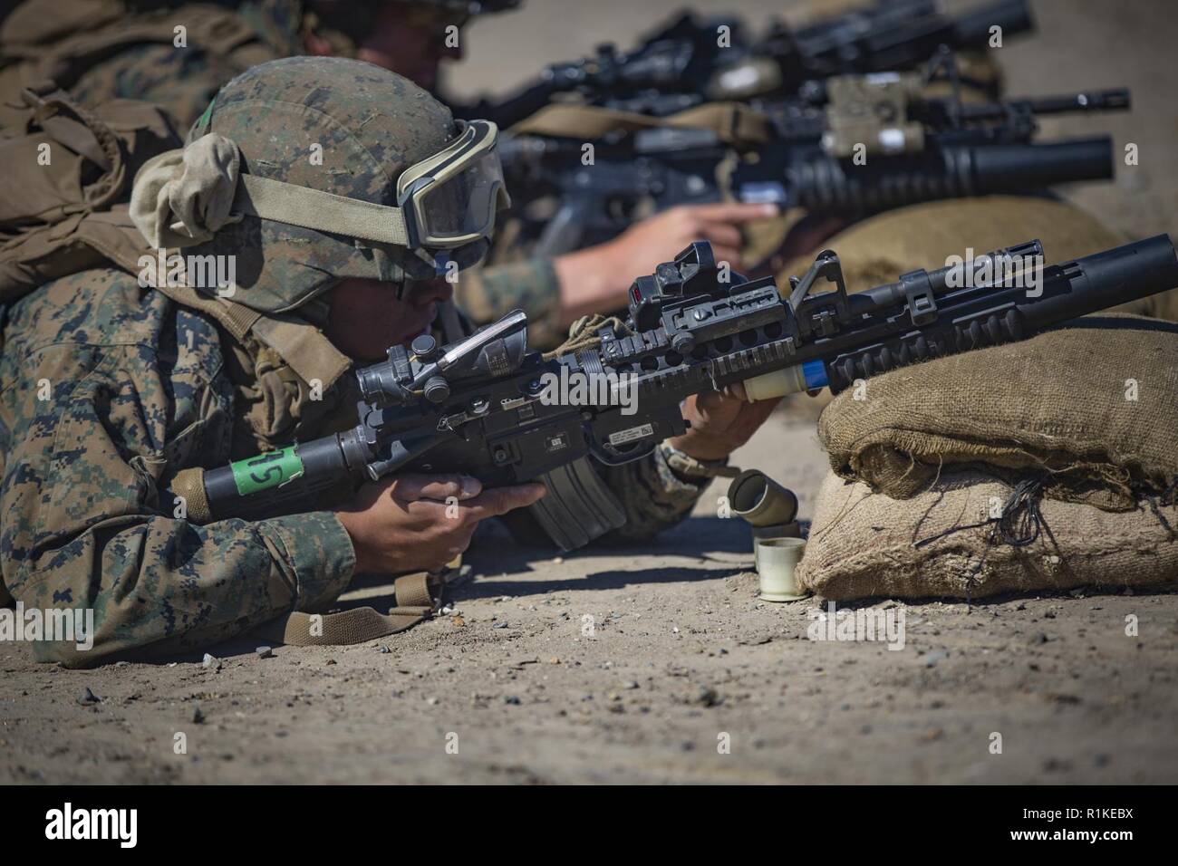 U.S. Marine Corps Pfc. Kyle Tso, student, Charlie Company, Infantry ...