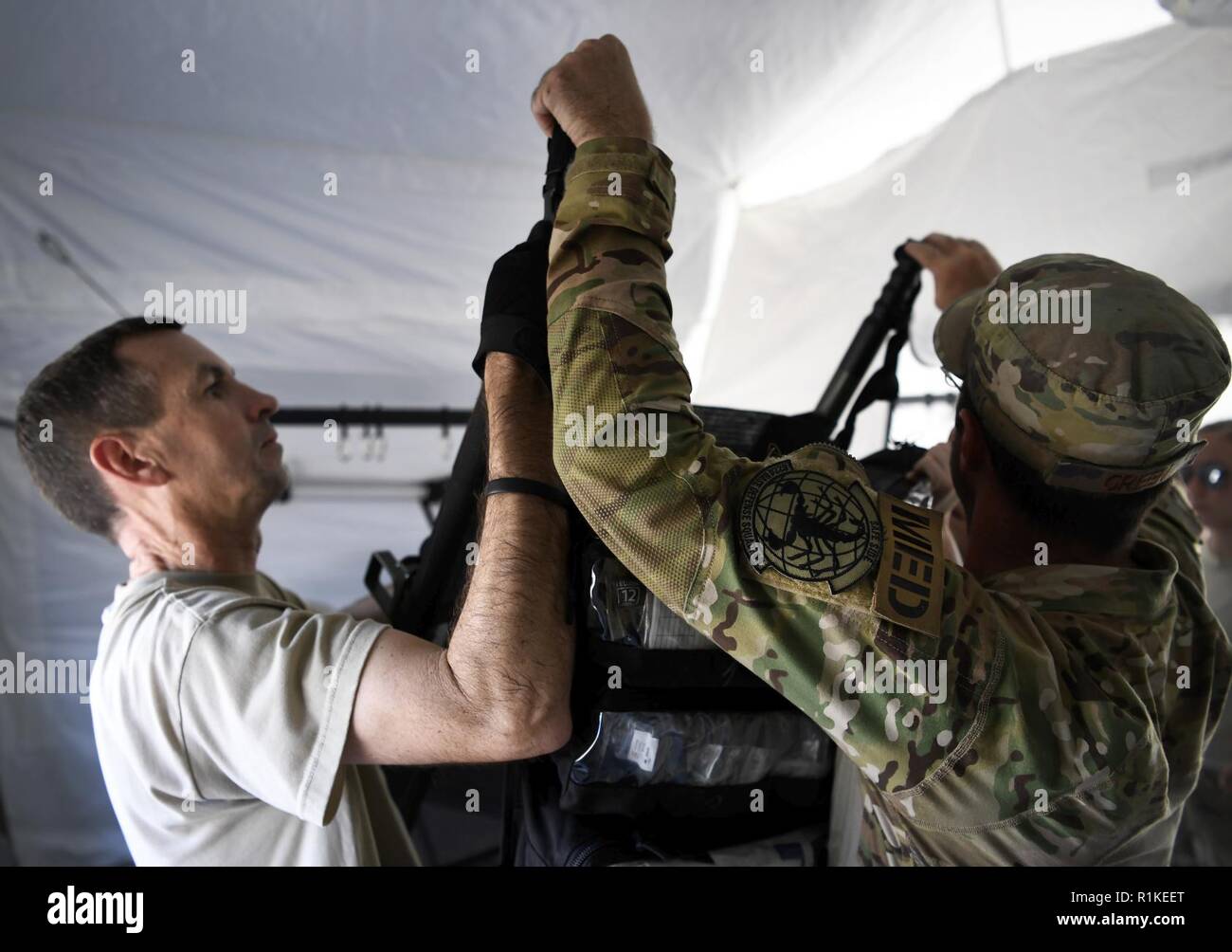 (From left) Col. Brendan Noone and Tech. Sgt. Daniel Green, 96th ...
