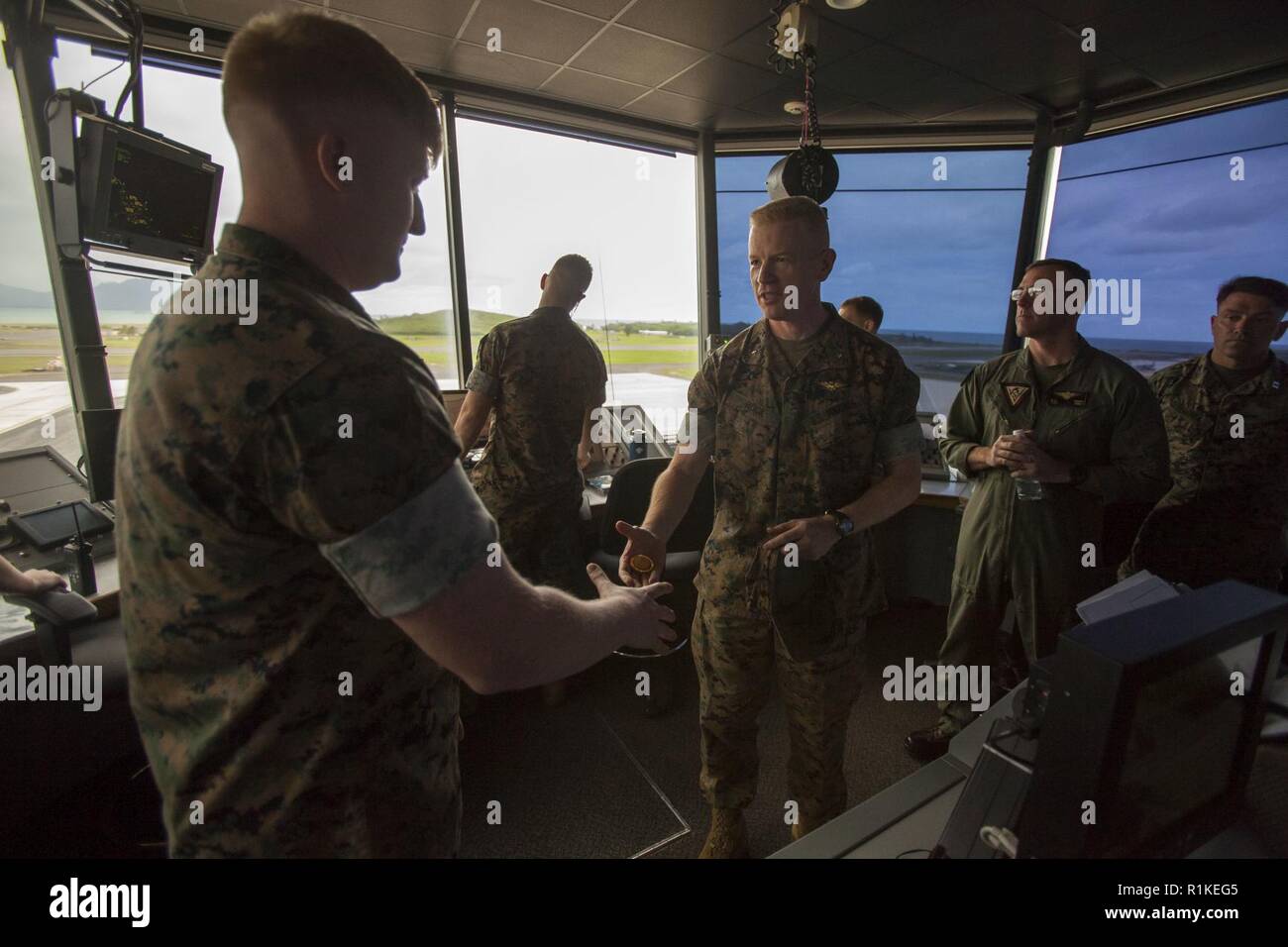U.S. Marine Corps Brig. Gen. Paul J. Rock Jr., commanding general ...
