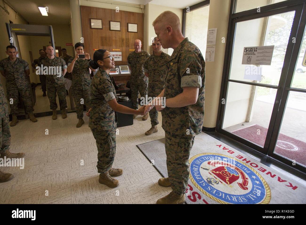 U.S. Marine Corps Brig. Gen. Paul J. Rock Jr., commanding general ...