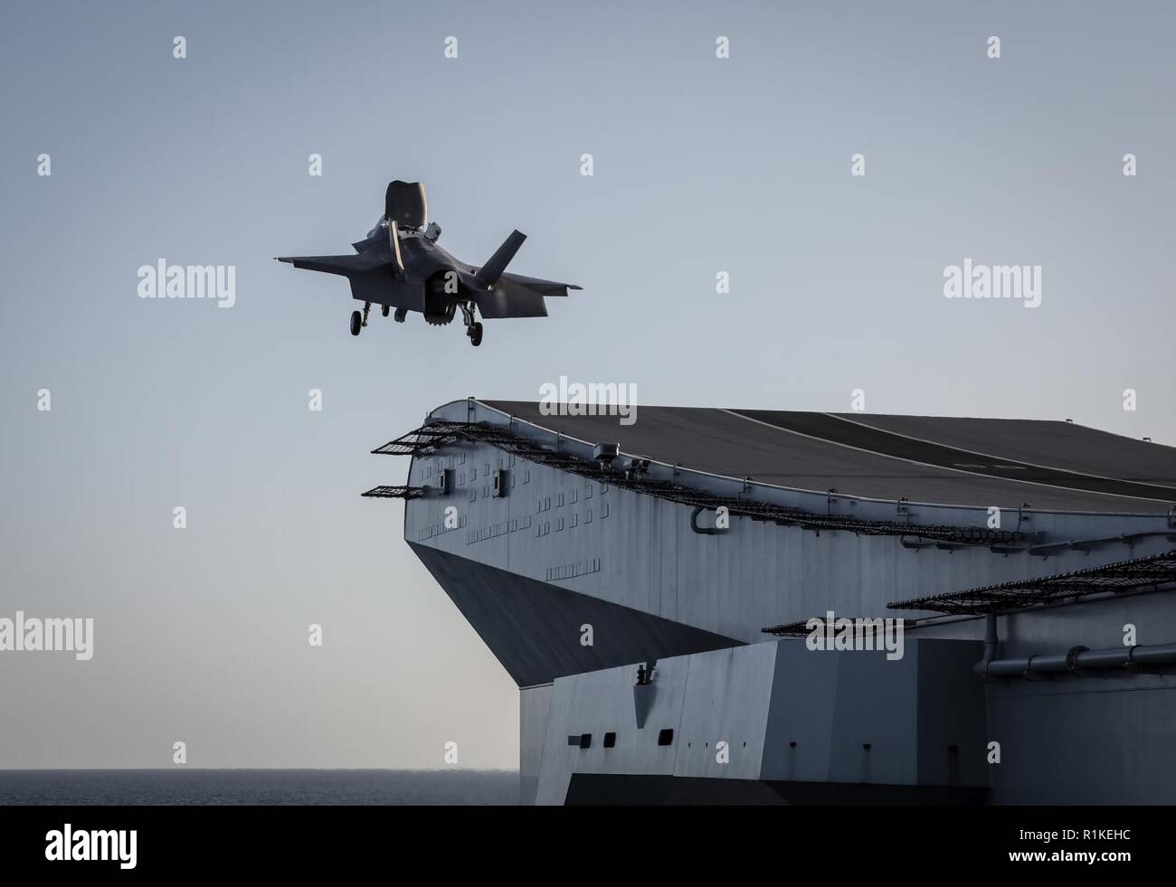 NORTH ATLANTIC OCEAN (Oct. 6, 2018) An F-35B Lightning II assigned to ...