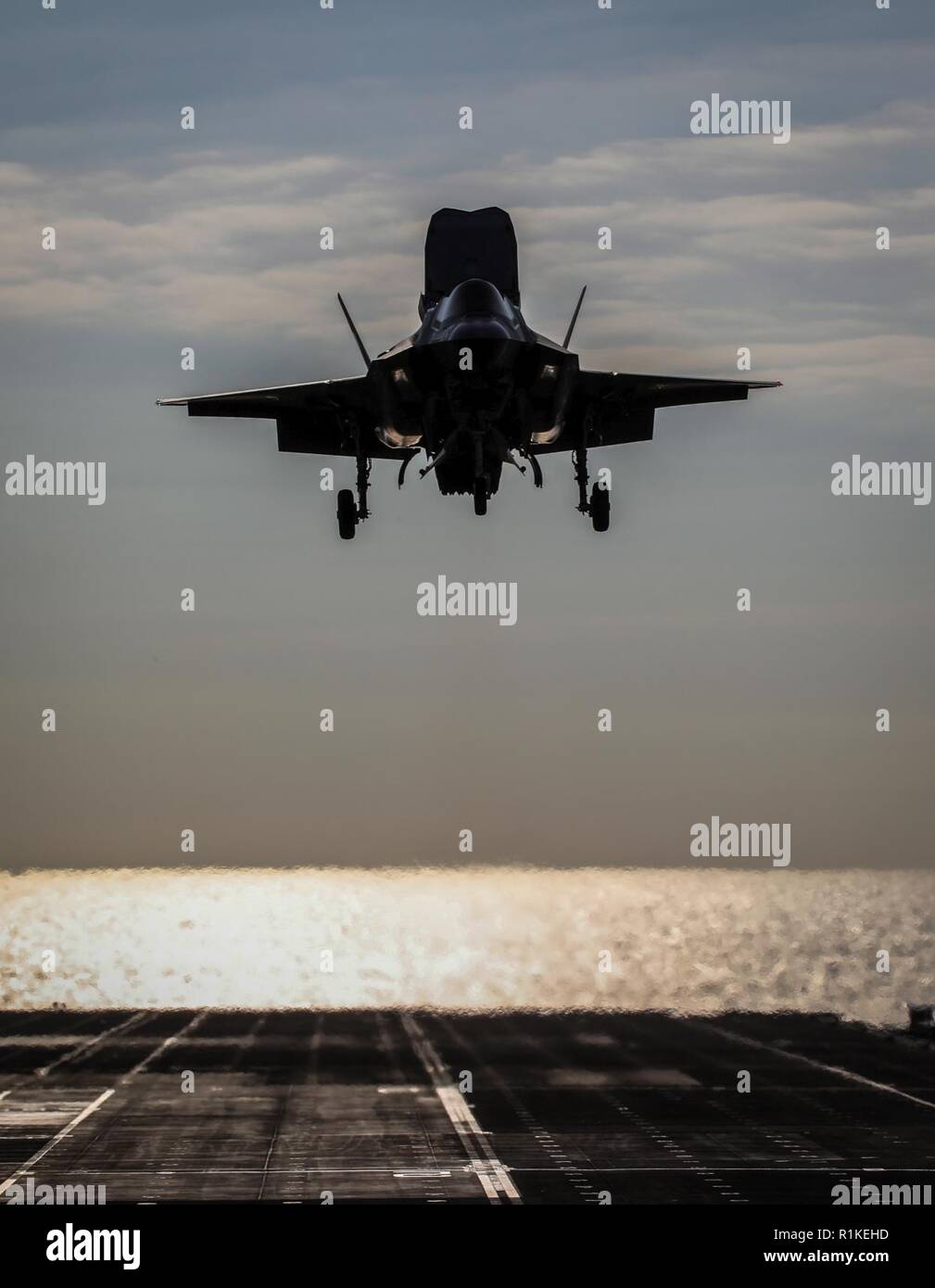 NORTH ATLANTIC OCEAN (Oct. 6, 2018) An F-35B Lightning II assigned to ...