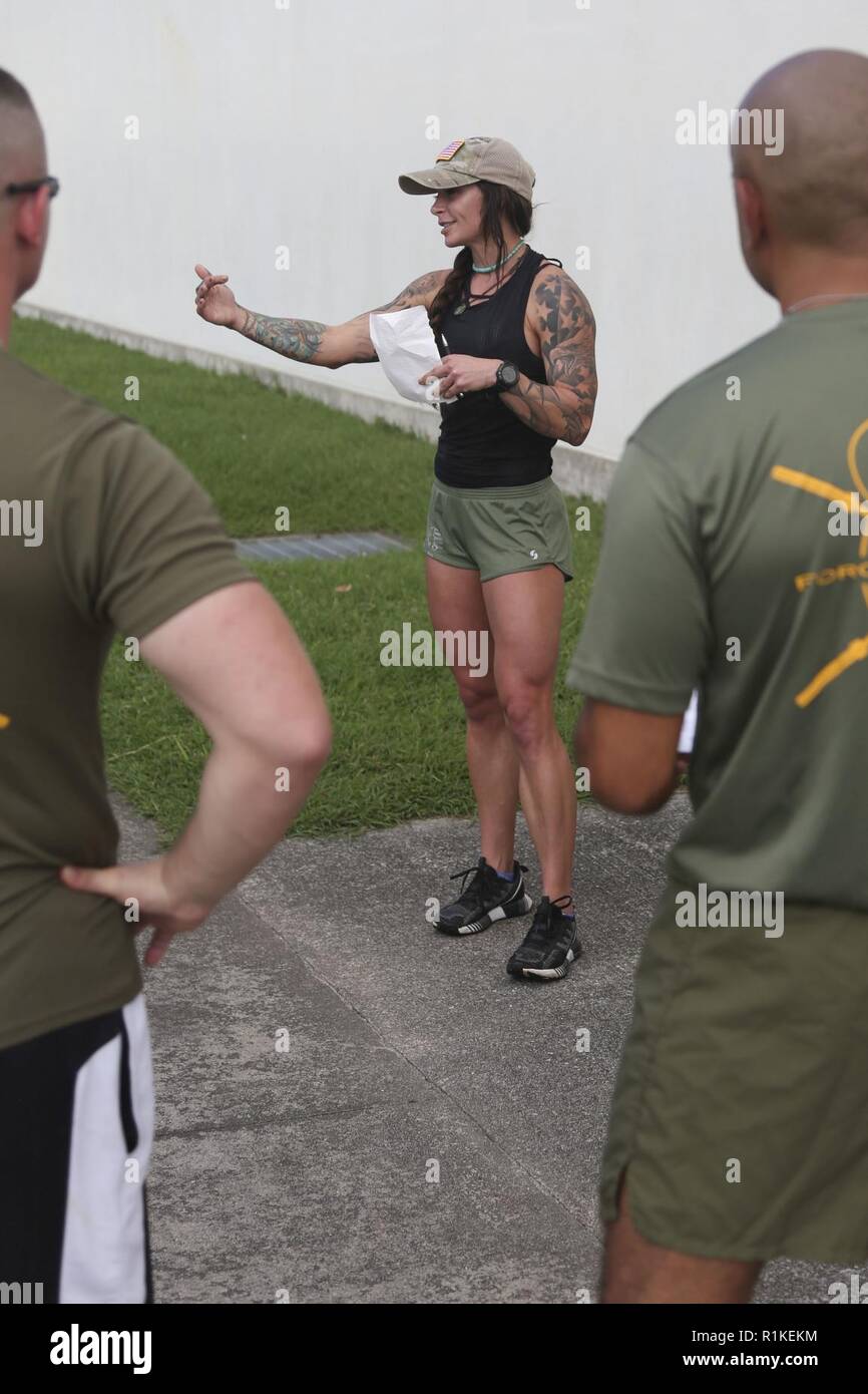 Members of the Camp Foster community participate in the Camp Valor Boot ...