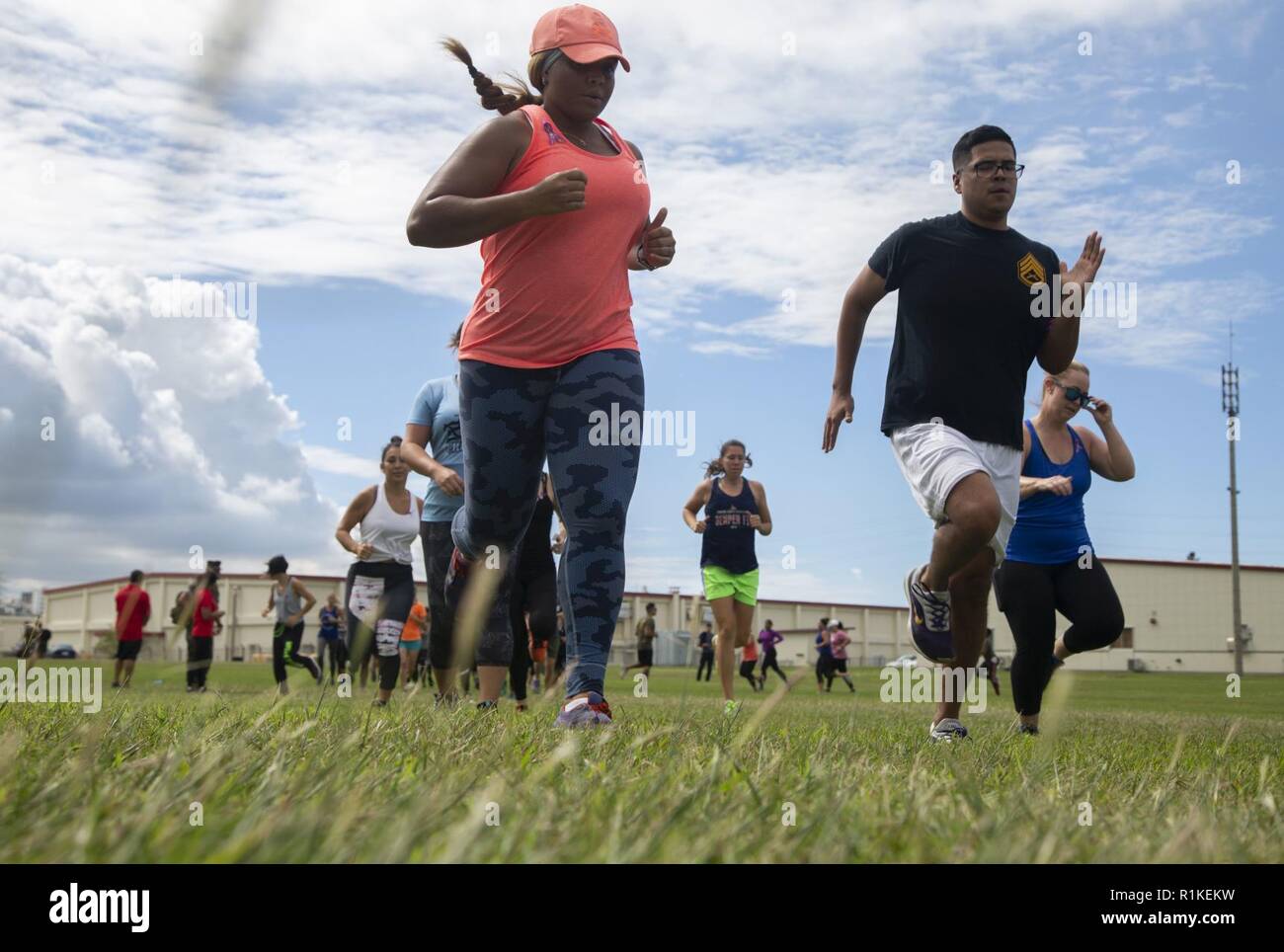 Members of the Camp Foster community participate in the Camp Valor Boot ...