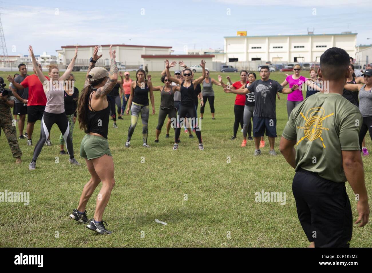 Members of the Camp Foster community participate in the Camp Valor Boot ...
