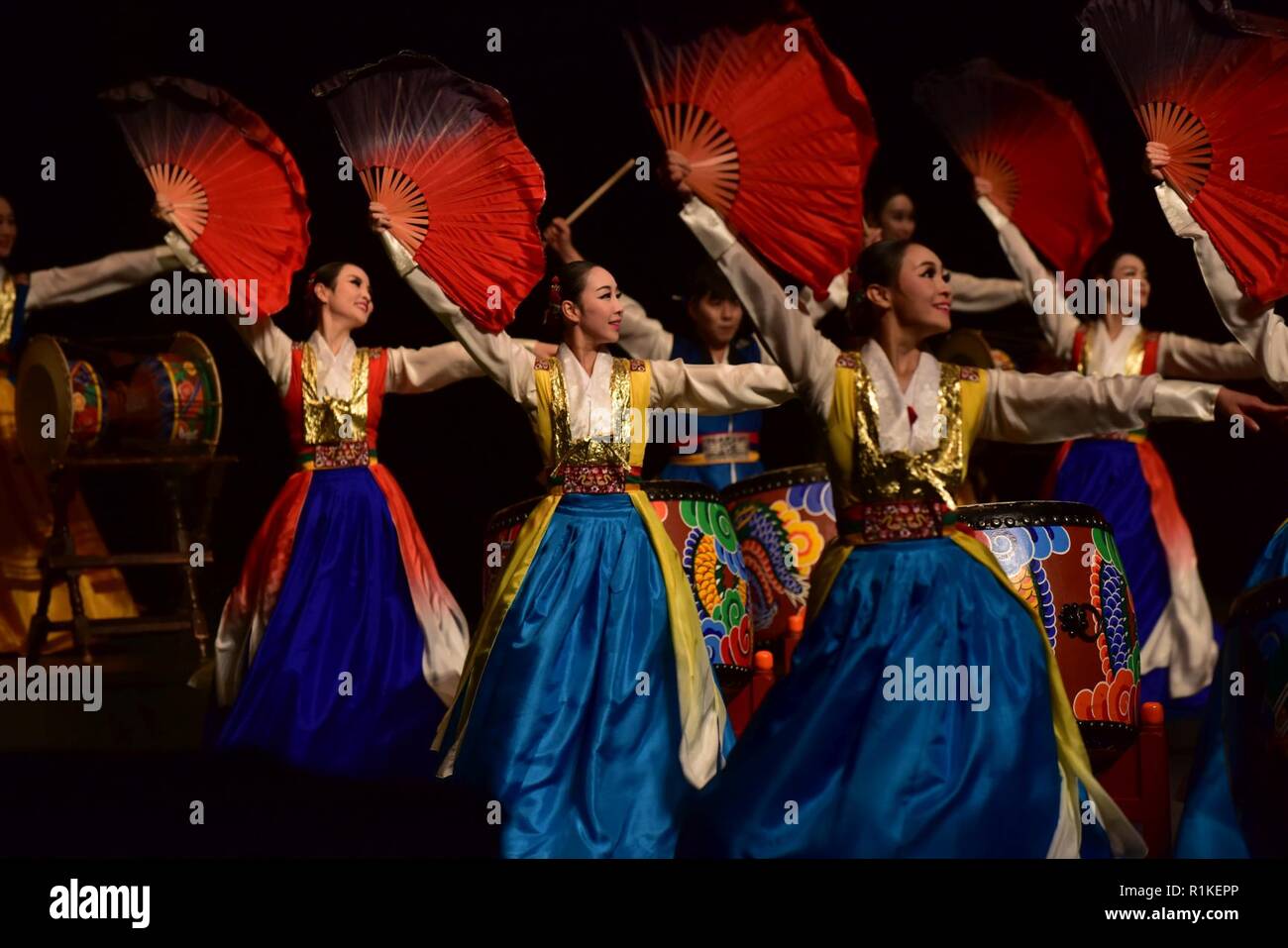 UIJEONGBU, Republic of Korea – The Uijeongbu City Dance Team performs a ...